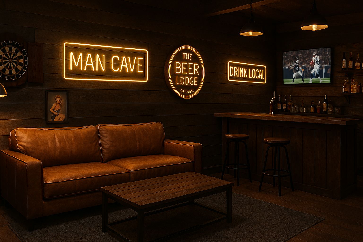 How to Decorate a Man Cave | Top Man Cave Decor Ideas & Tips 1/2 – The ...