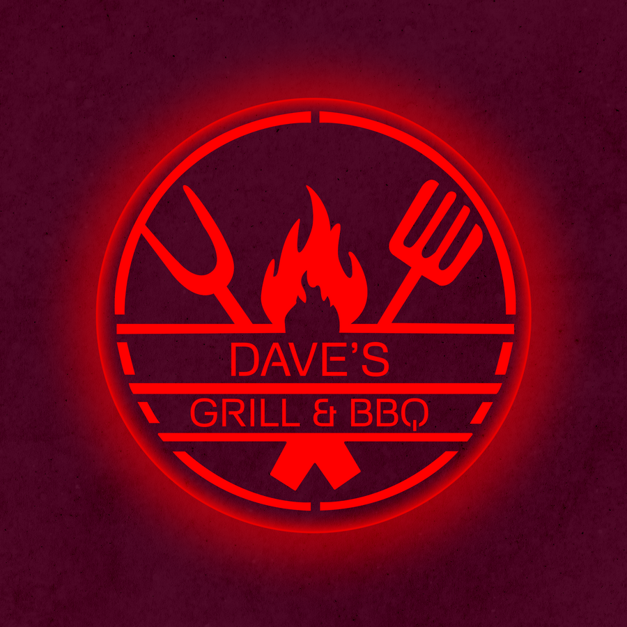 BBQ & Grill Signs | Custom Wood Bar Signs, Man Cave Signs, Outdoor Bar ...