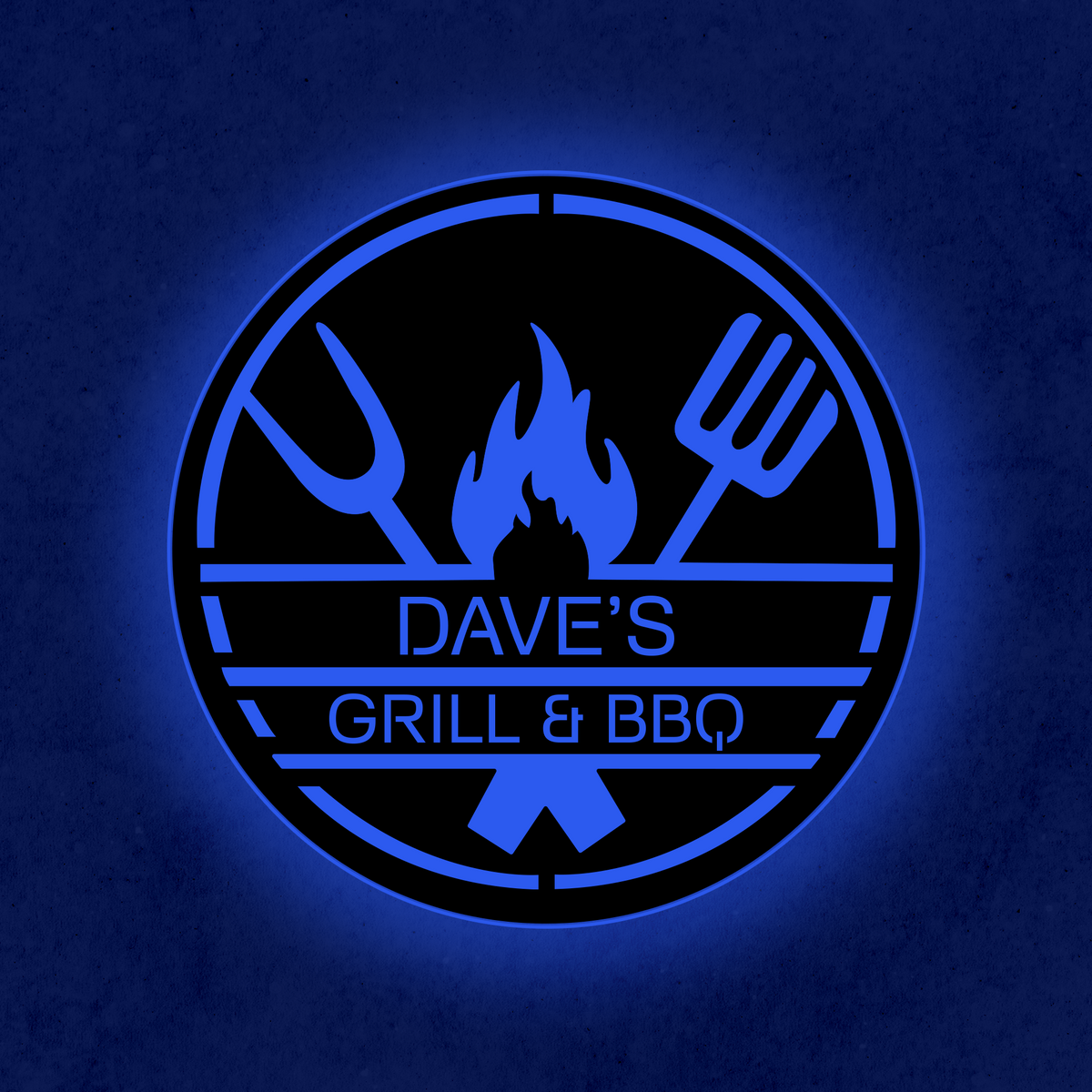 Personalized LED Color Changing BBQ & Grill Sign – The Beer Lodge