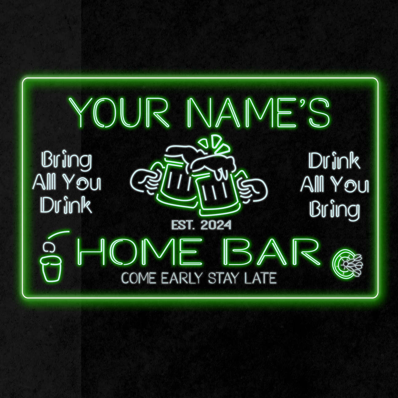 The Beer Lodge - Custom LED Signs, Personalized LED Signs, LED Signs
